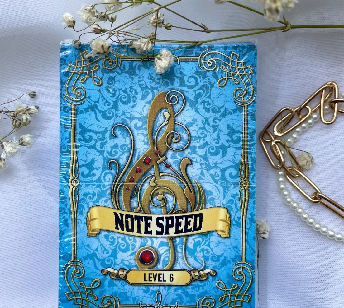 Notespeed, a music card game, teaches notes