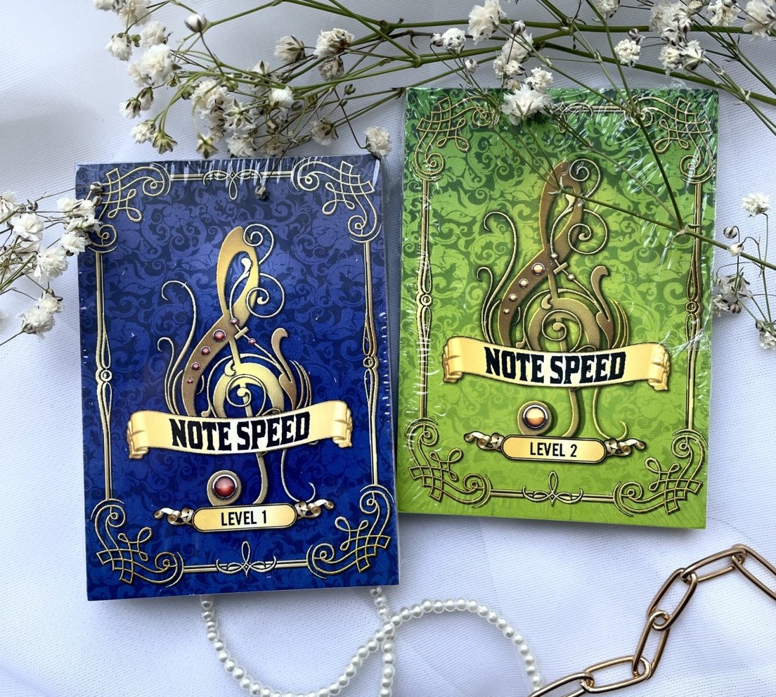 Notespeed, a music card game, teaches notes